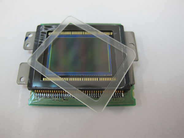 Procedure to remove the CFA (RGB aray) CMOS SENSOR - ATM, Optics and ...